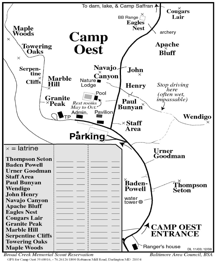 Harford District Fall Camporee (Webelos and AOL dens only) - Cub Scouts ...