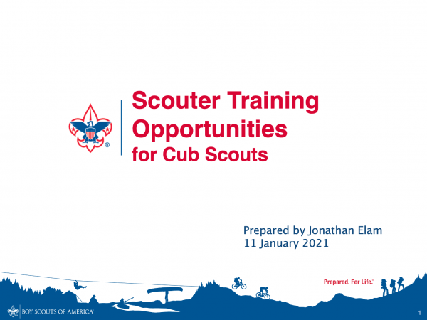 Cub Scout Leader Training - Cub Scouts Pack 802